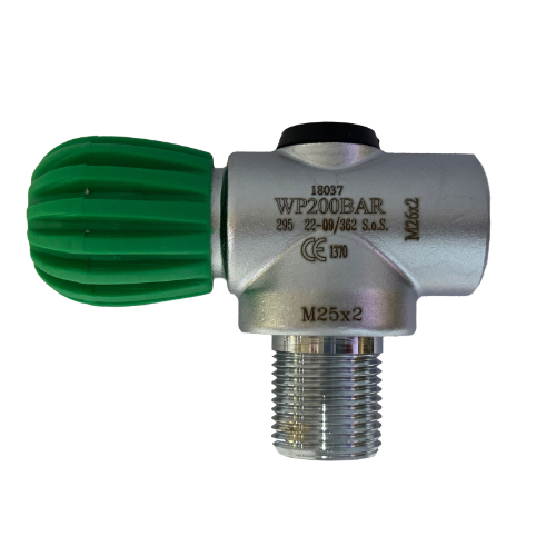 3L 300bar Cylinder with rebreather inline Valve M26 - 🇿🇦 Divetek - Scuba Store - SHOP NOW