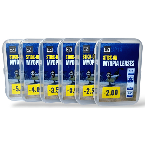 EziOptx Stick-on Myopia Lens - 🇿🇦 Divetek - Scuba Store - SHOP NOW