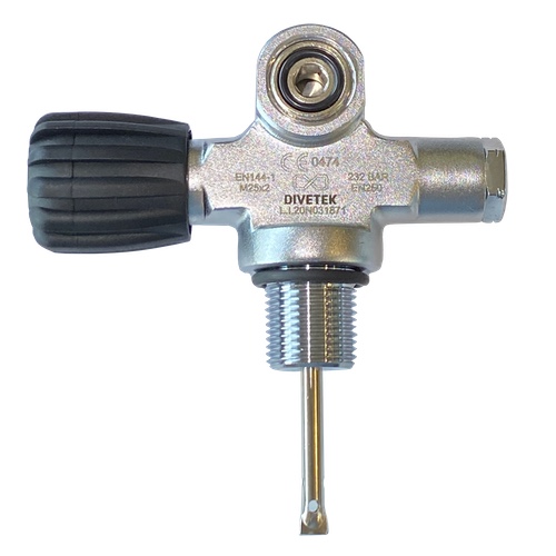 Faber 12L Dumpy 232bar Cylinder with Divetek Pro mod valve RH + boot ...